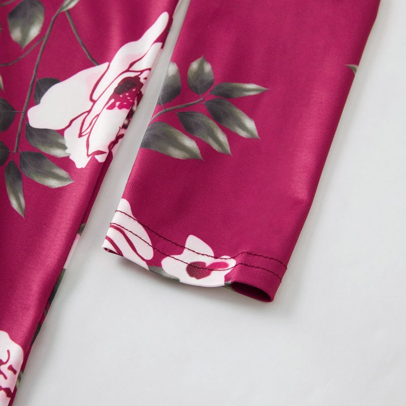 Floral Red Family Dress Baby And Mama Outfits – Fabhooks