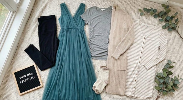 The Twin Maternity Capsule Wardrobe: 5 Essentials for Twin Moms